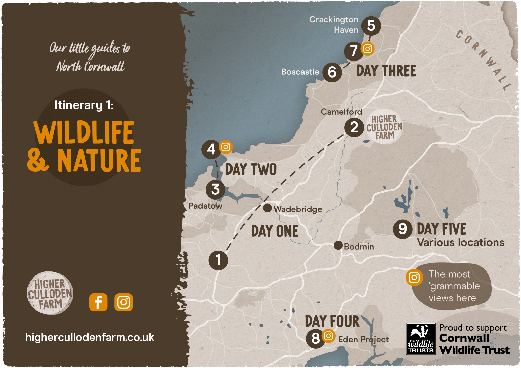 Your Little Guide To Cornwall 1: Wildlife & Nature Itinerary - Higher ...